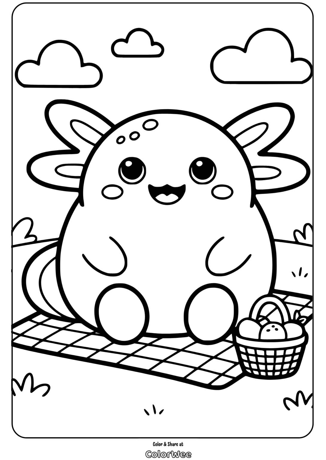 53 Axolotl Coloring Pages [Free Printables]