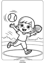 Baseball Coloring Pages - ColorWee