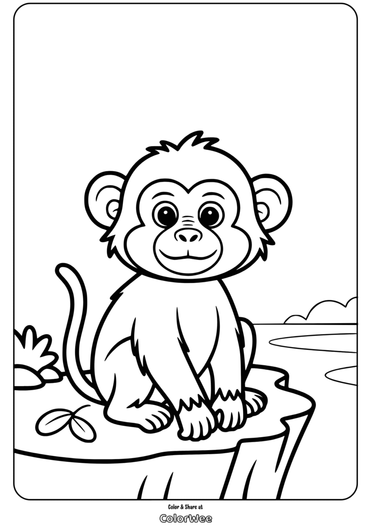 25 Wild Animals Coloring Pages