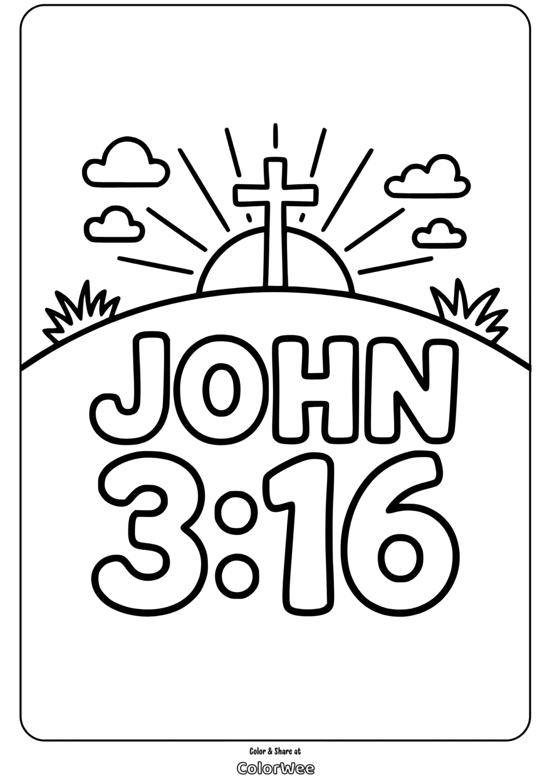 25 Bible Coloring Pages (Free to Print and Download)