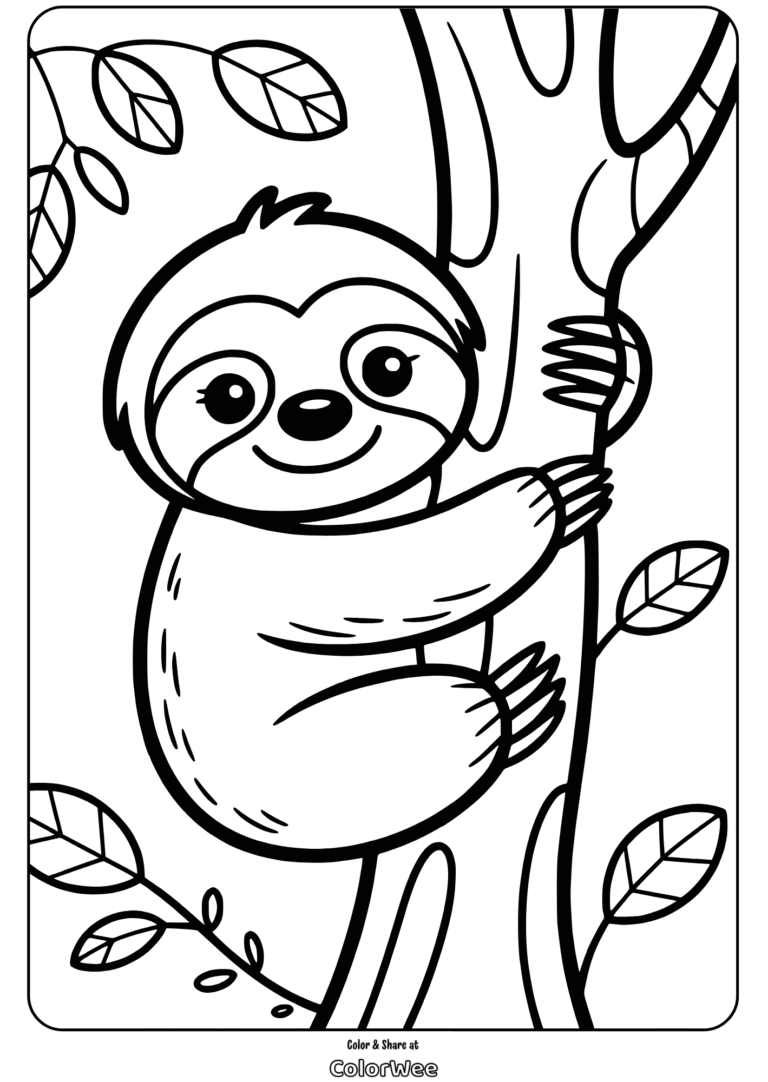 25 Jungle Animals Coloring Pages (Free to Print and Download) ColorWee