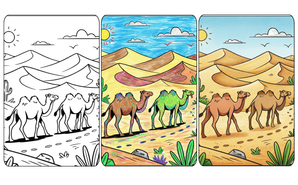25 Desert Animals Coloring Pages (Free to Print and Download)