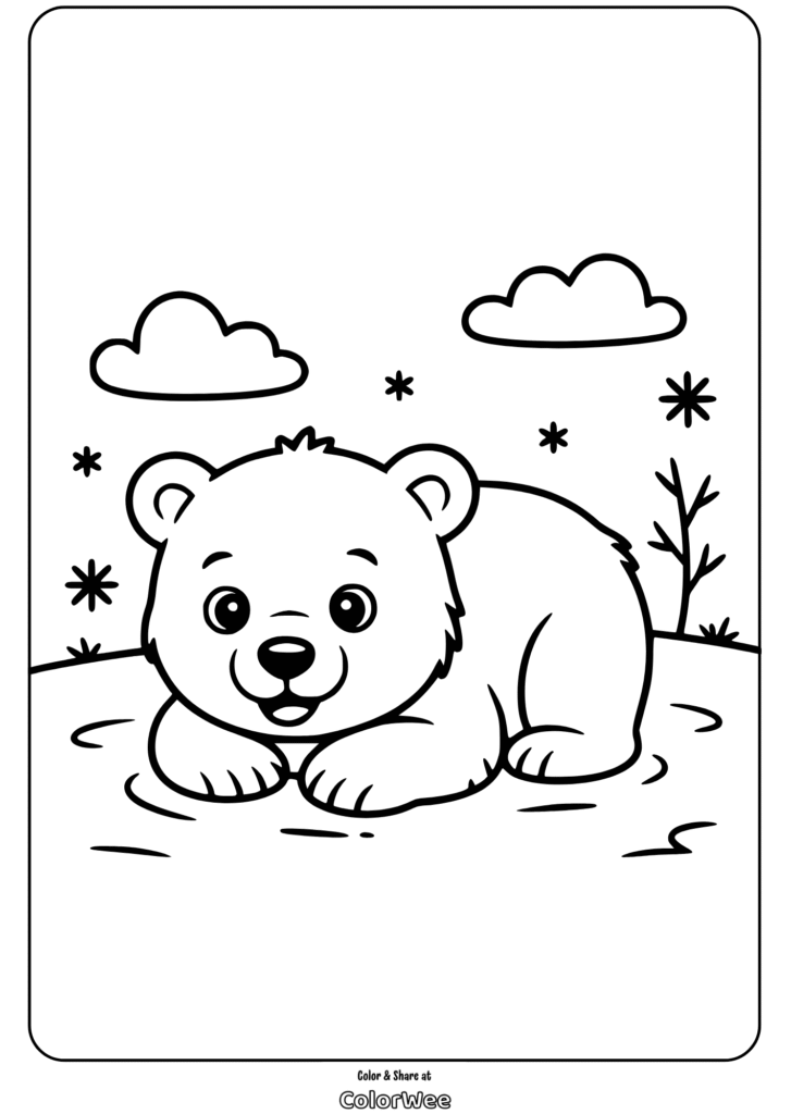 25 Arctic Animals Coloring Pages (Free to Print and Download)
