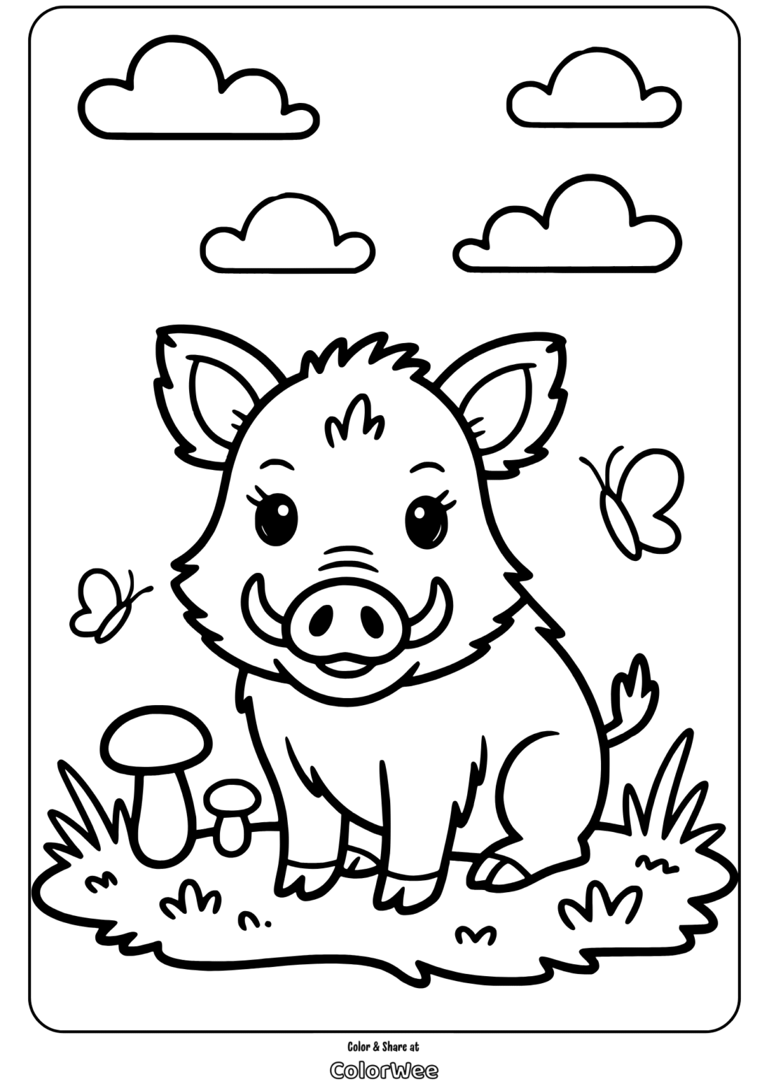 25 Forest Animals Coloring Pages (Free to Print and Download) ColorWee
