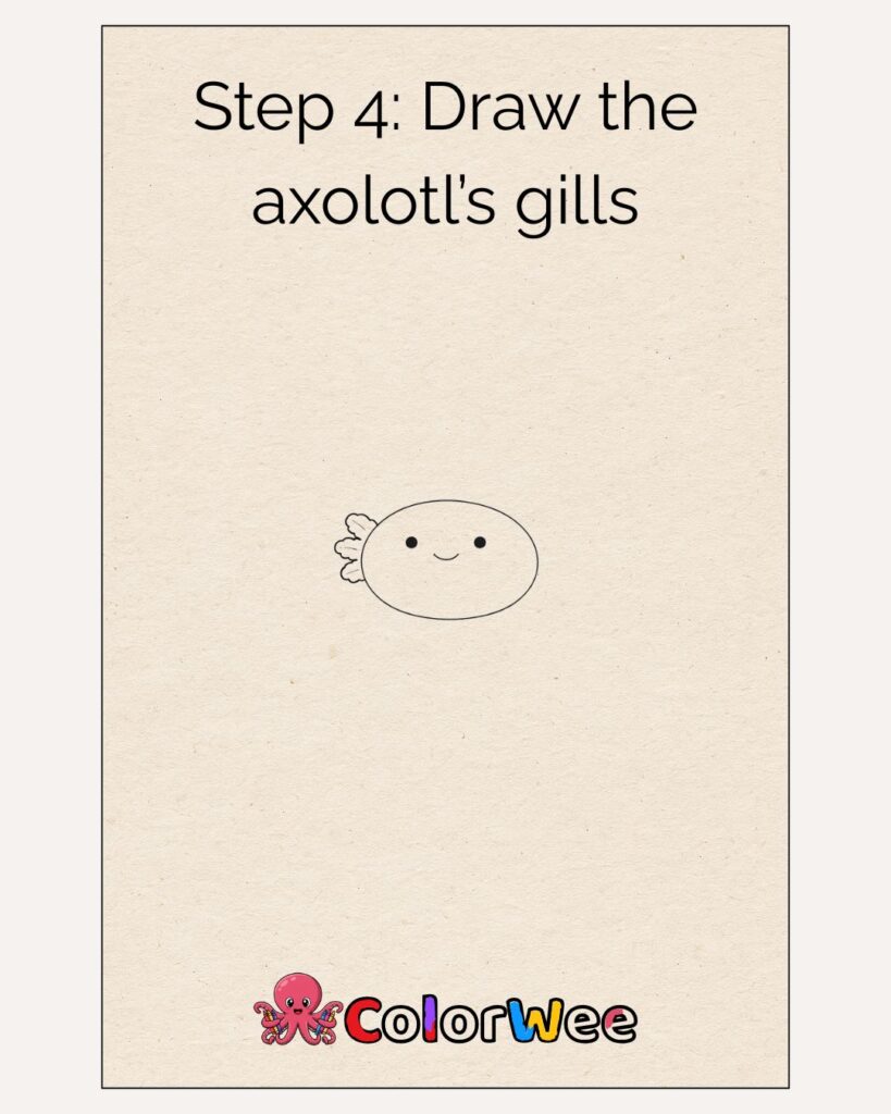 How to Draw a Cute Axolotl: Very Easy Step by Step Tutorial
