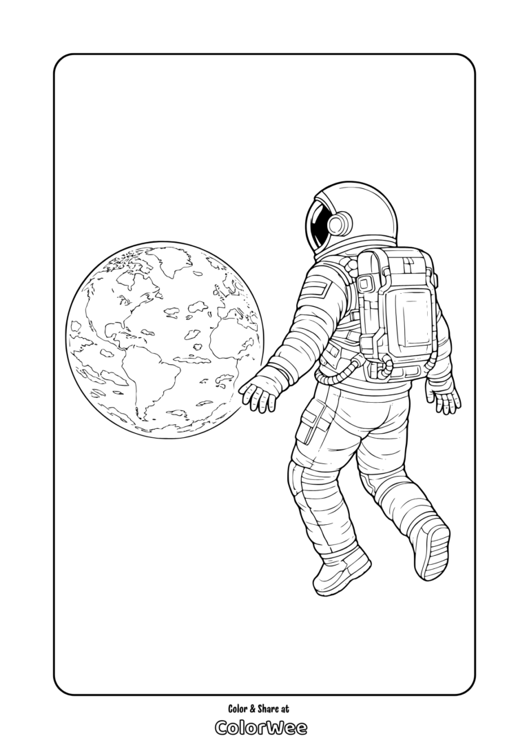 Artemis II Coloring Pages: Free Space Printables