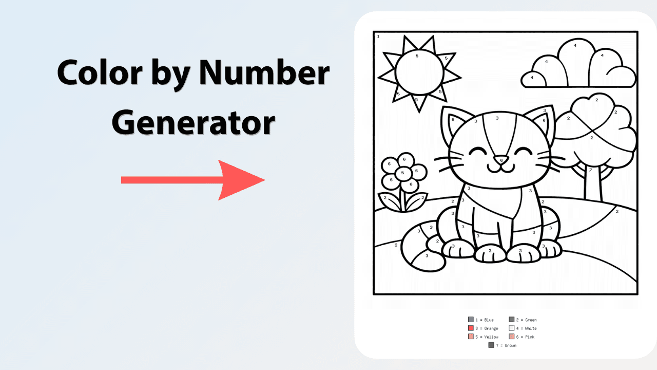 AI Color by Number Generator: Create Printable Worksheets