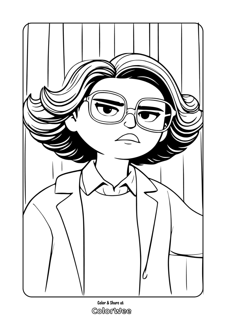 Hoppers Coloring Pages: Color Mabel, Titus and Friends
